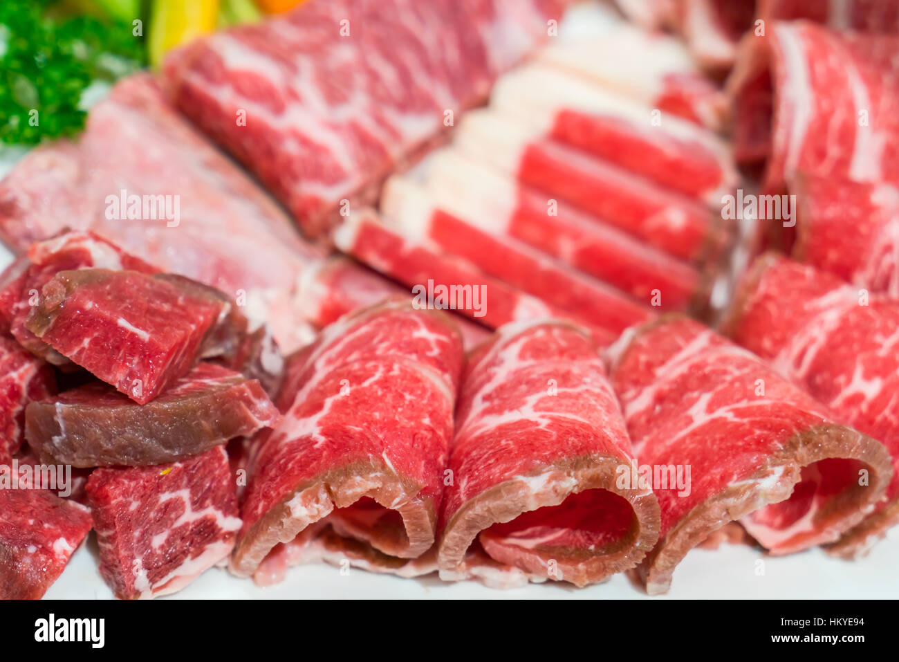 Raw fresh beef Stock Photo - Alamy