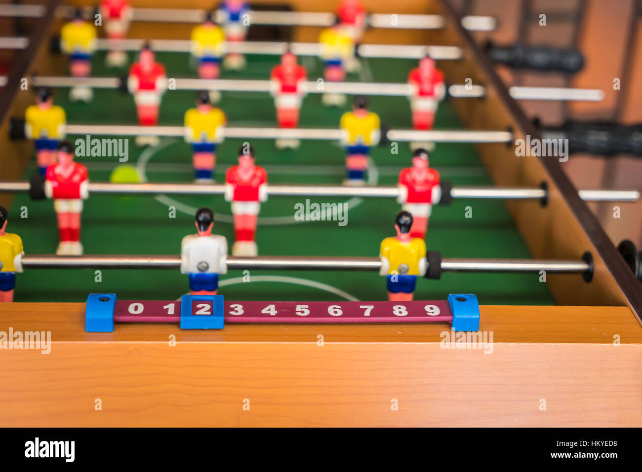 Football table game Stock Photo - Alamy