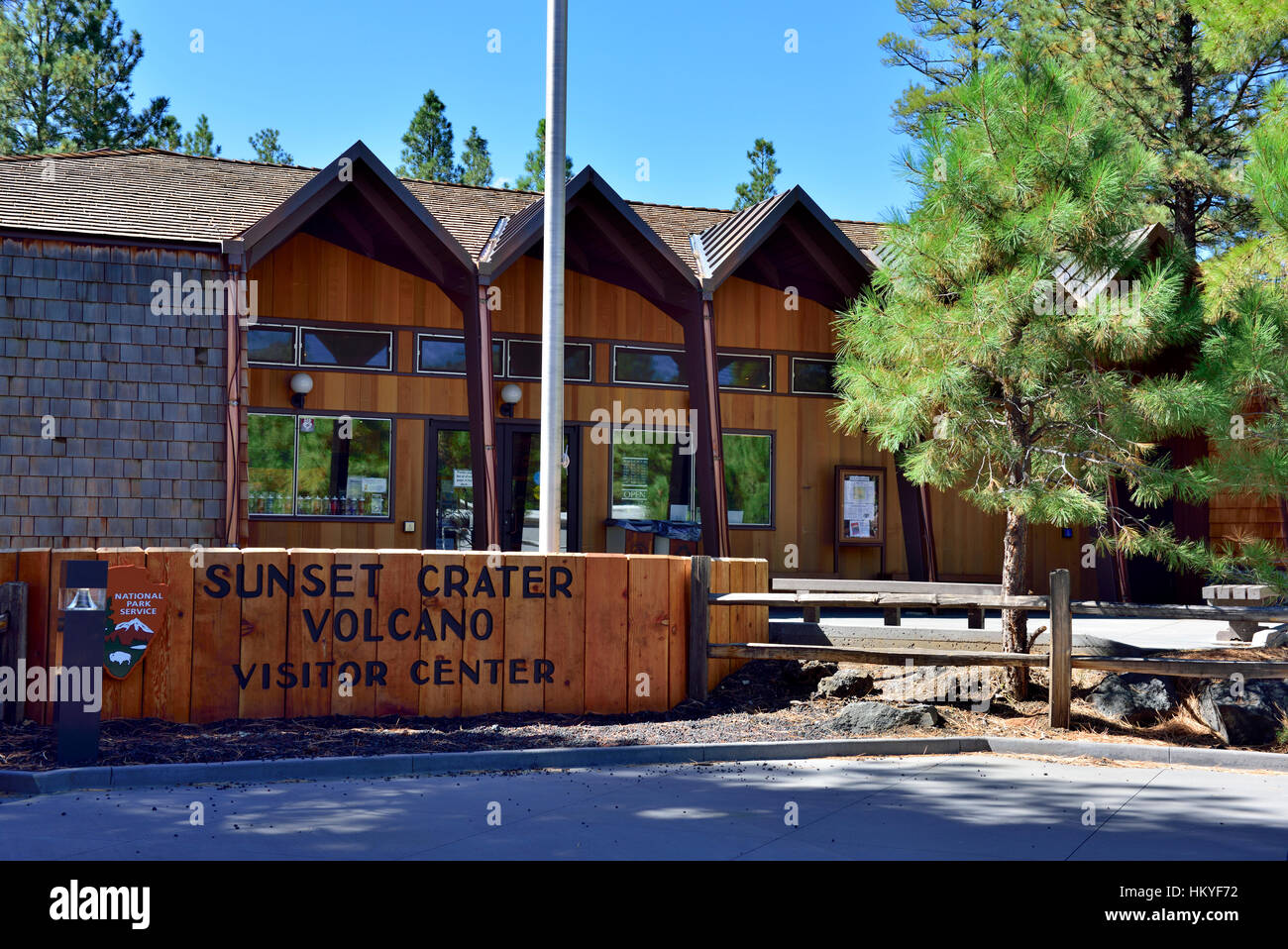 Sunset crater volcano visitor center hi-res stock photography and ...
