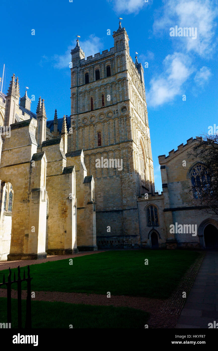EXETER CATHEDRAL ST,PETERS Stock Photo - Alamy