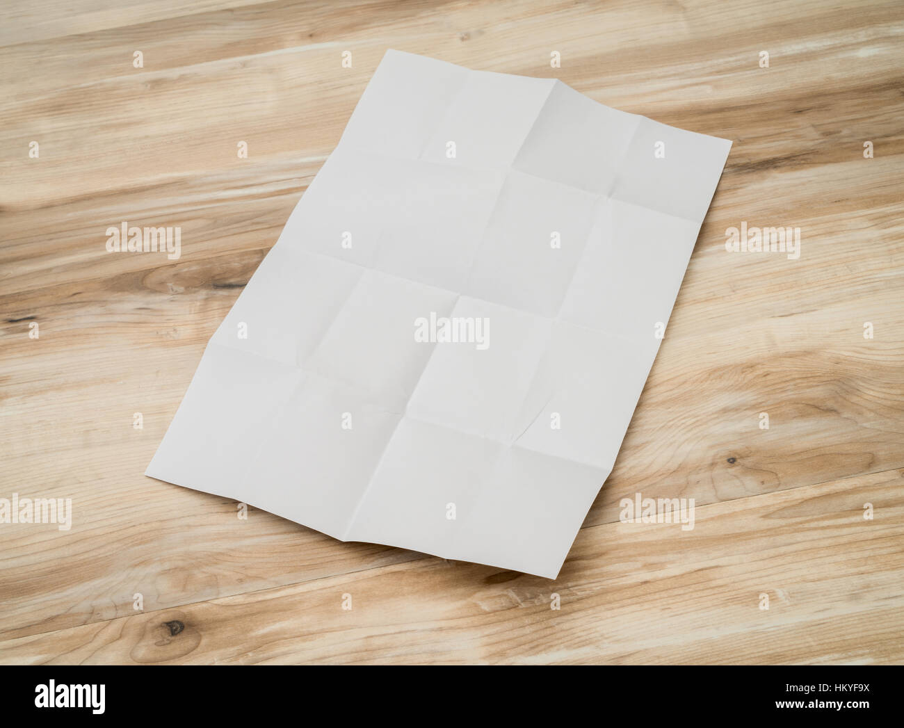 White template paper on wood texture Stock Photo - Alamy