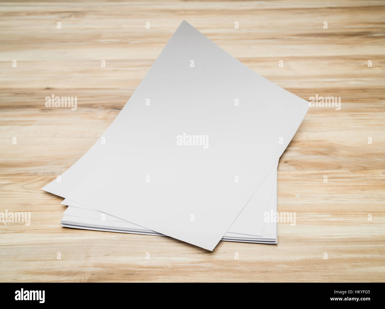 White template paper on wood texture Stock Photo - Alamy