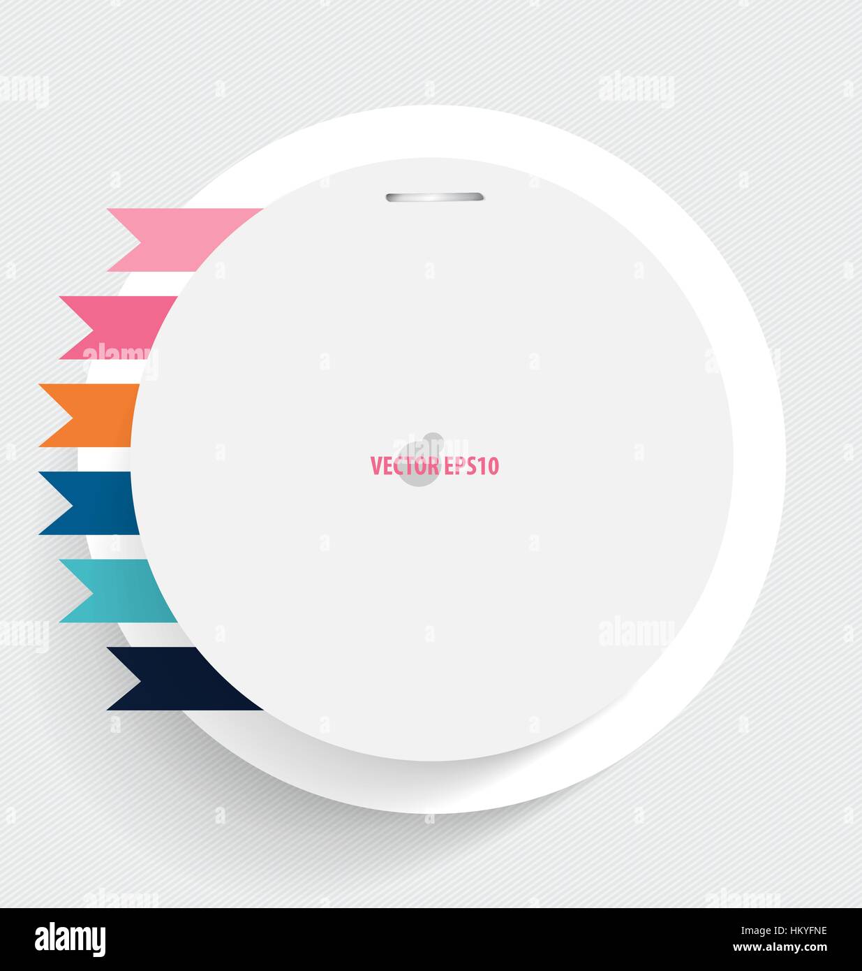 Note papers with ribbons, ready for your message. Vector illustration ...