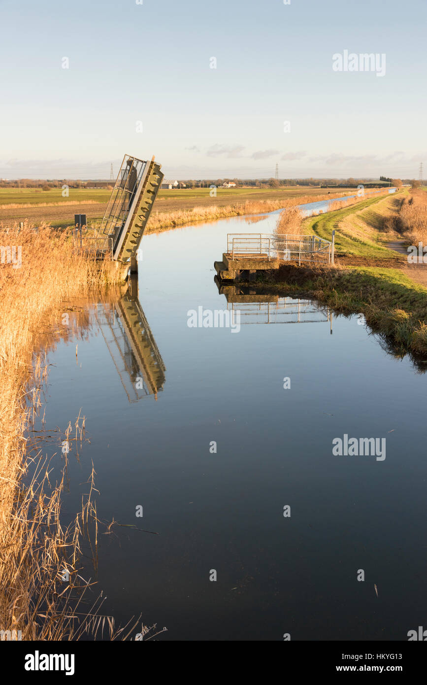 Fen drain waterways hi-res stock photography and images - Alamy