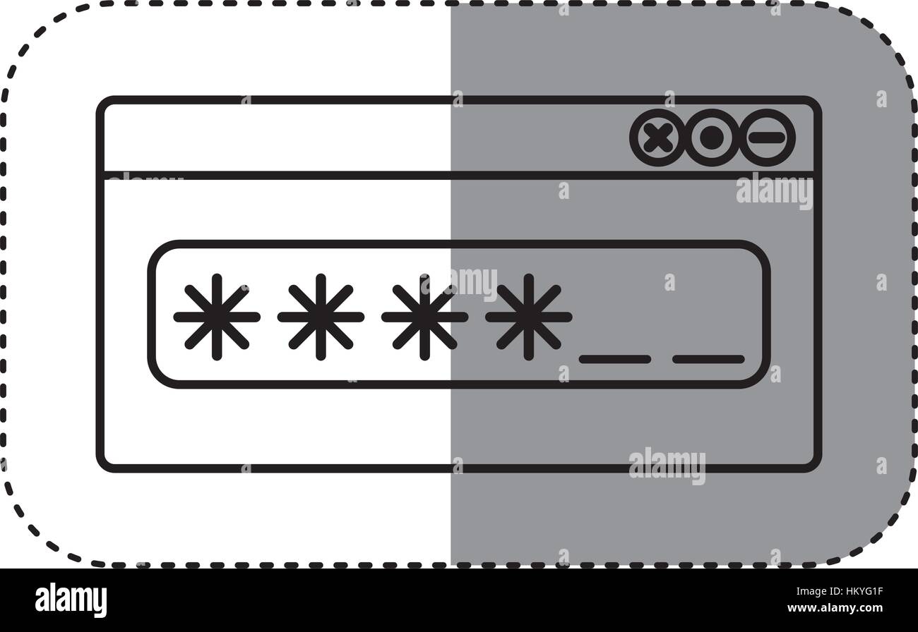 Asterisks login Stock Vector Images - Alamy