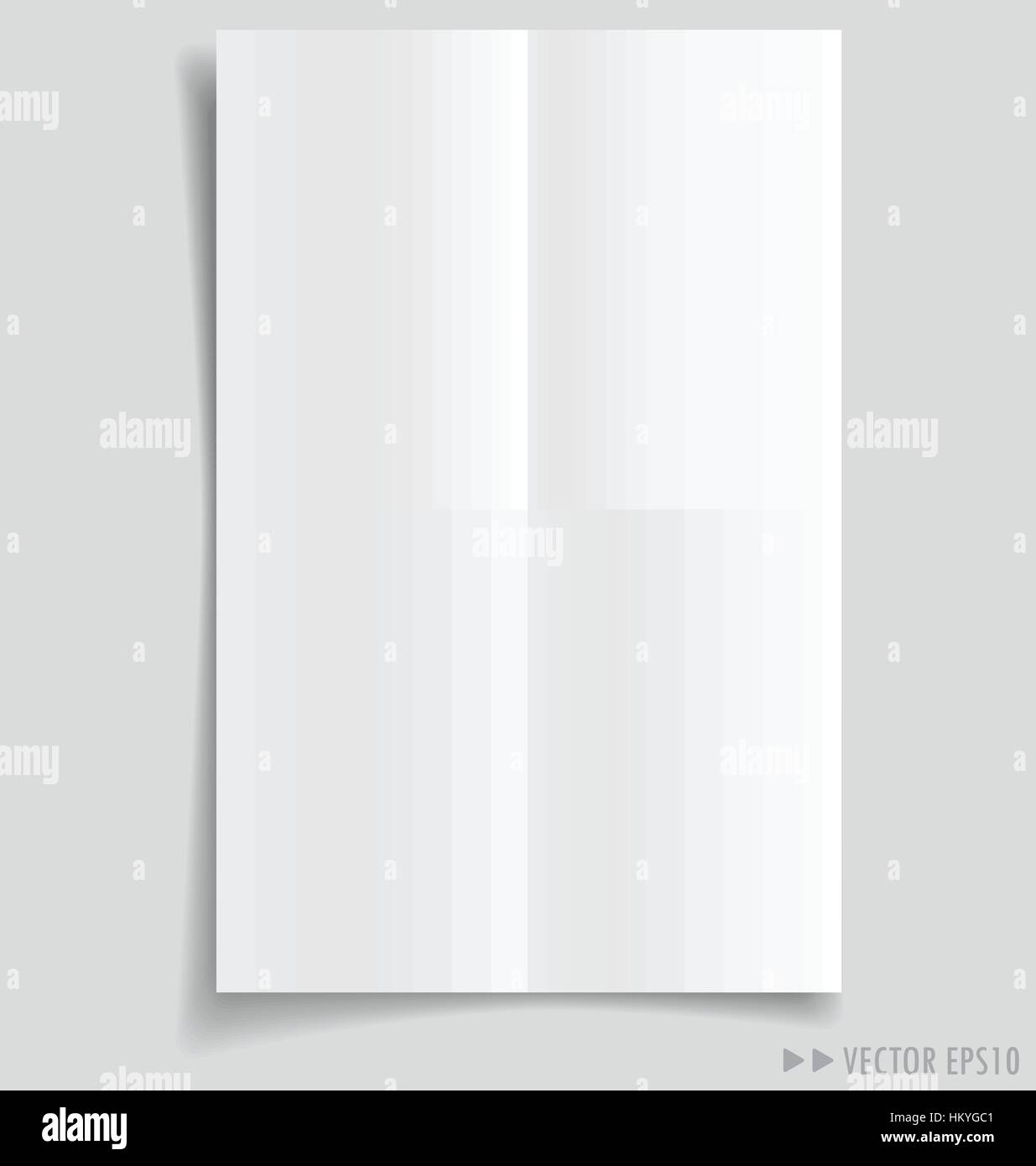 Collection of various white papers, ready for your message. Vector ...