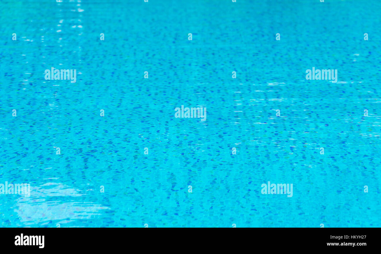 Blue swimming pool rippled water Stock Photo - Alamy