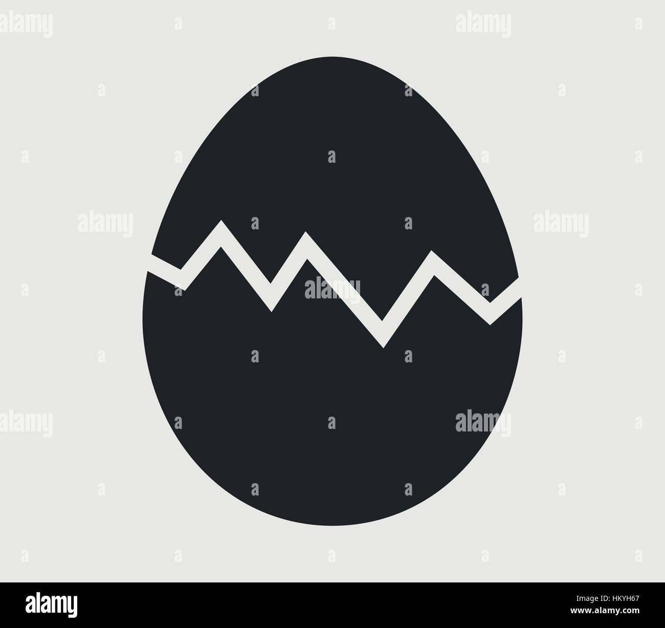 Broken egg icon Stock Vector Image & Art - Alamy