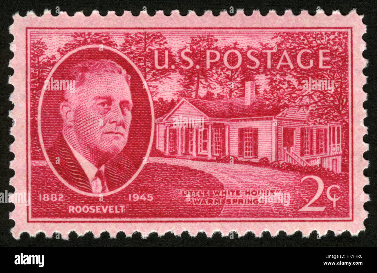 Franklin roosevelt 1882 1945 32nd president hi-res stock photography ...