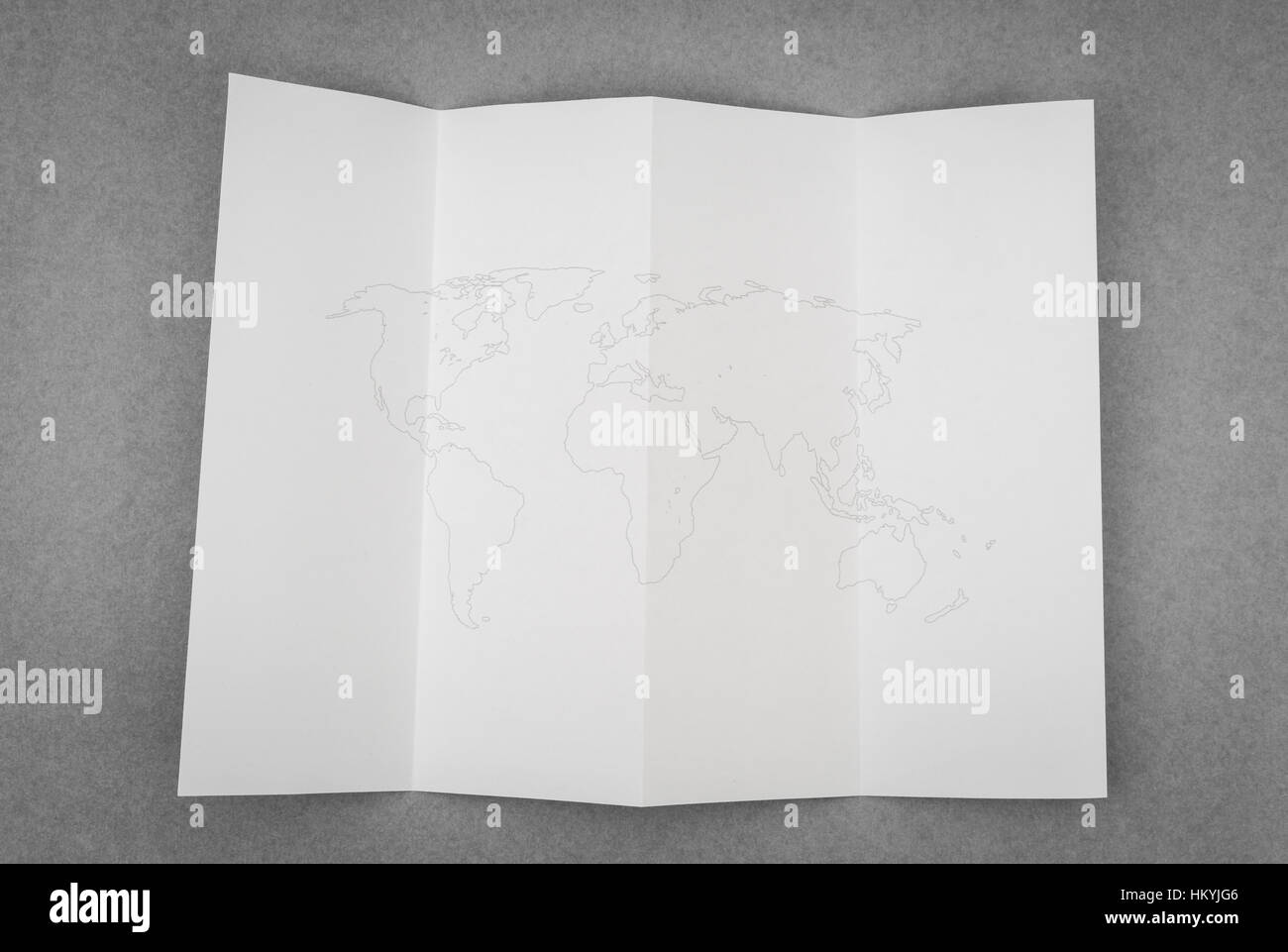 Folded tourist map of africa hi-res stock photography and images - Alamy