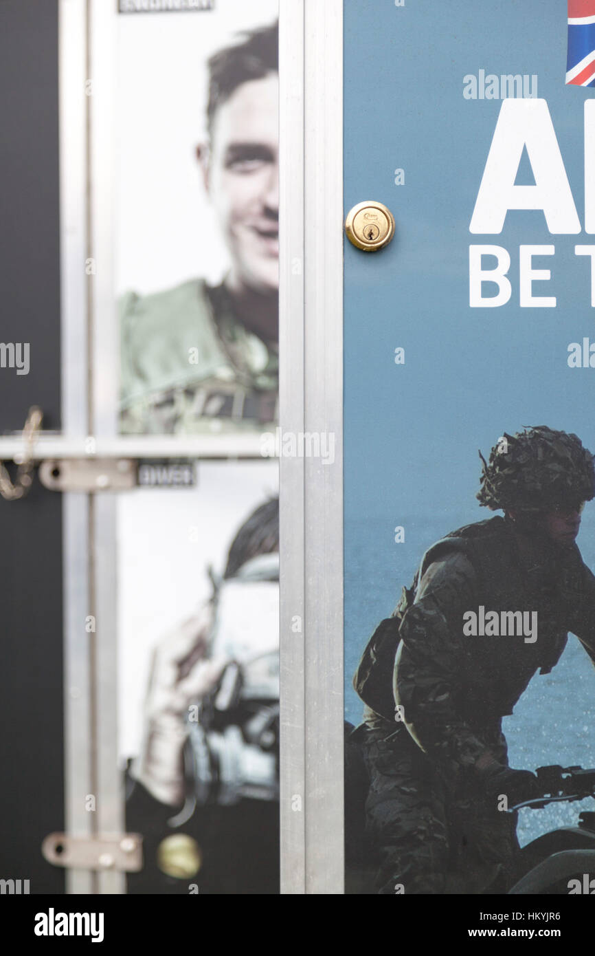 British Army recruiting boards Stock Photo - Alamy