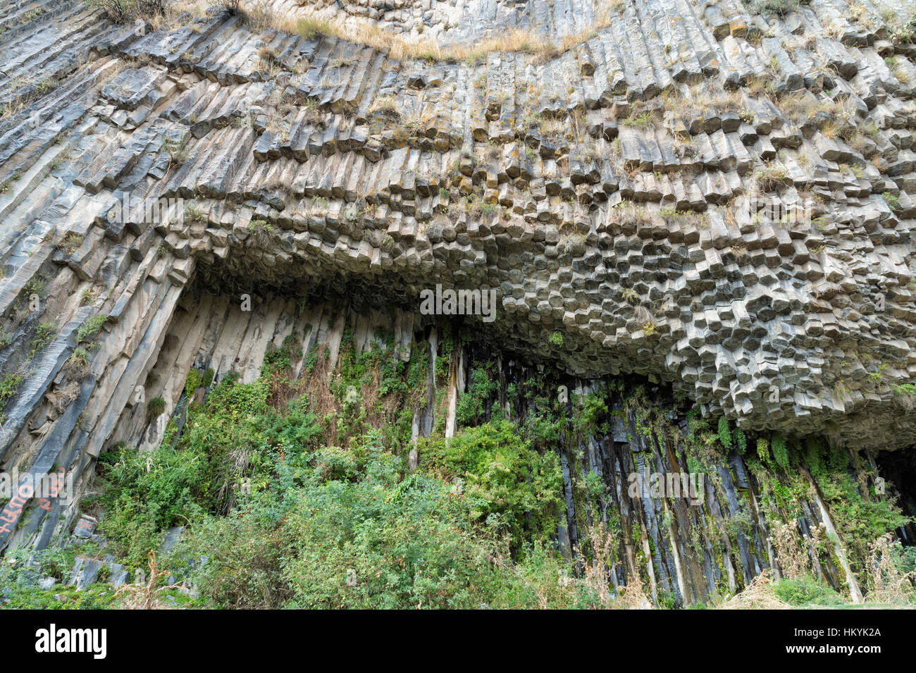 Symphony of Stones, Basalt columns formation along Garni gorge, Kotayk ...