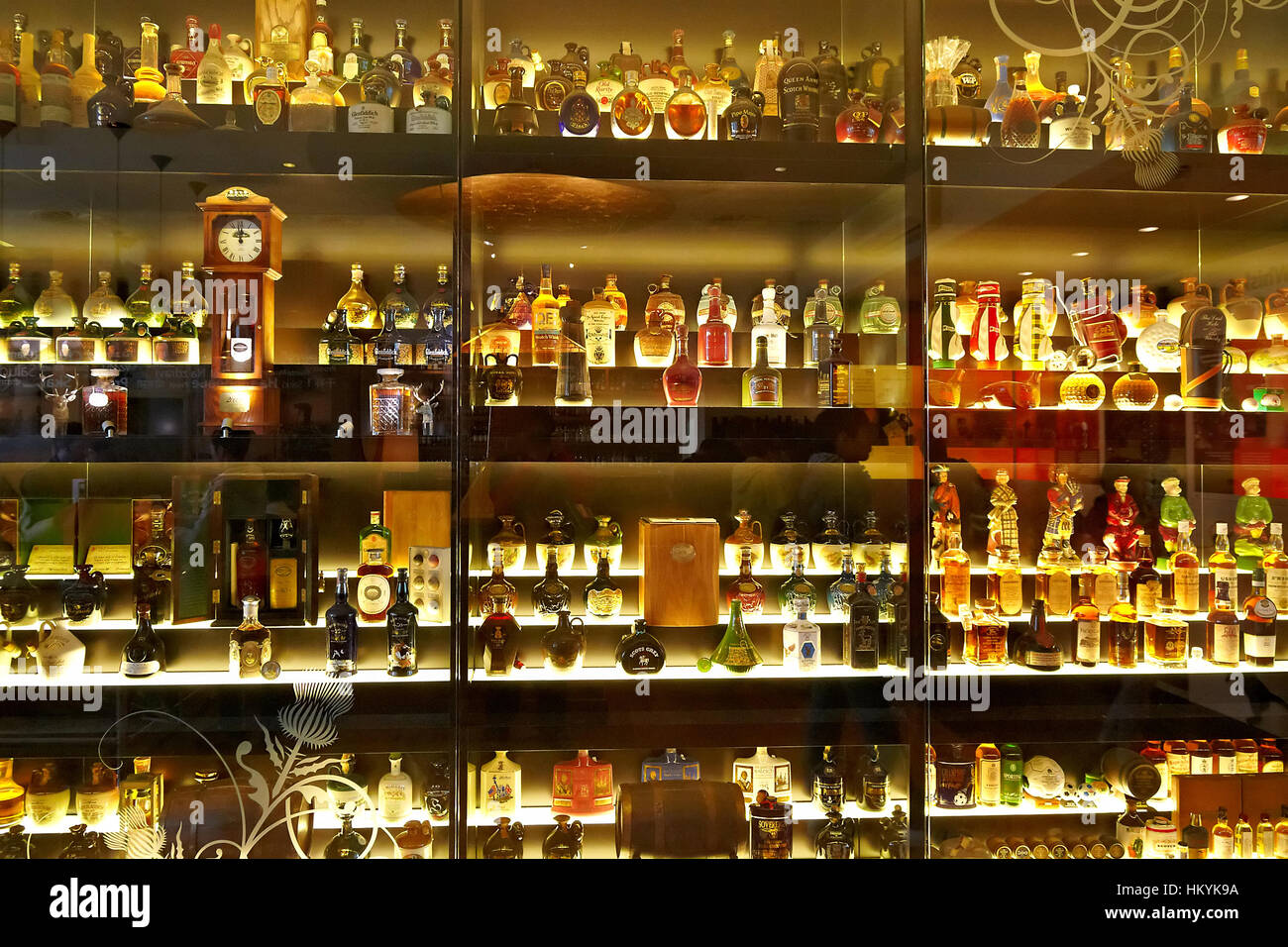 EDINBURGH, SCOTLAND - JULY 10: Diageo Claive Vidiz collection, the ...