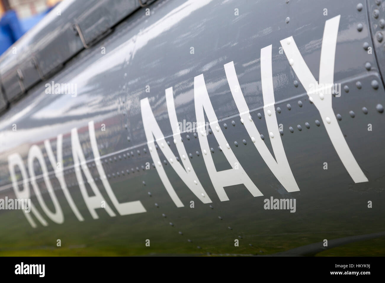 Royal Navy Sea King MK5 Rescue Helicopter 771 Squadron at Sunderland ...