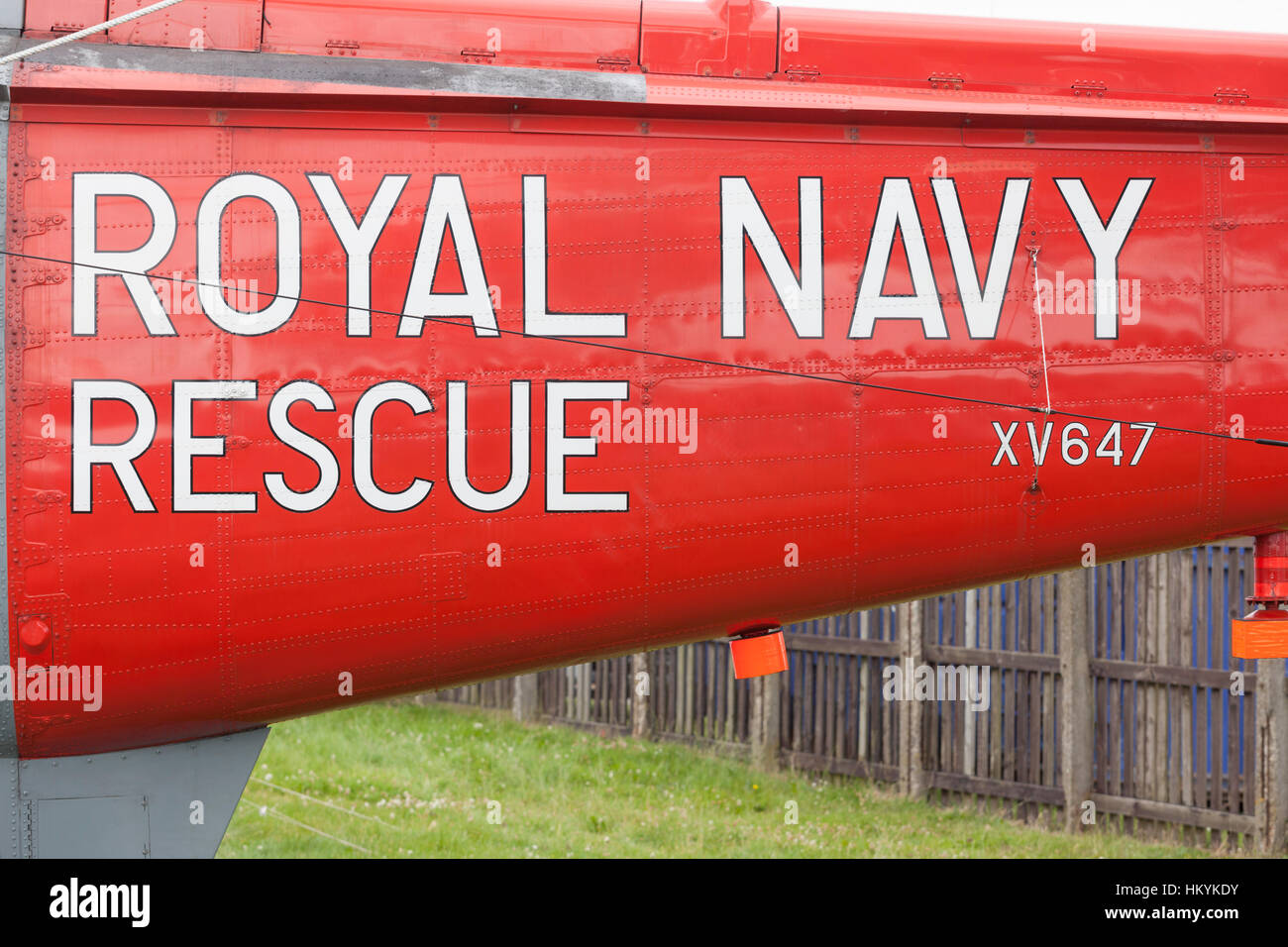Royal Navy Sea King MK5 Rescue Helicopter 771 Squadron at Sunderland ...