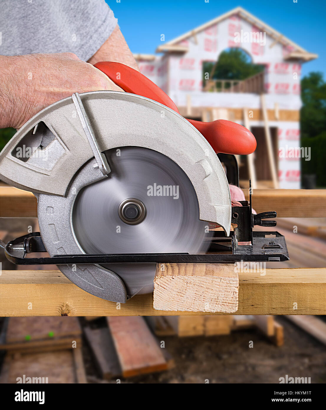 Main Power tool for comstruction- Cirular Saw Stock Photo - Alamy