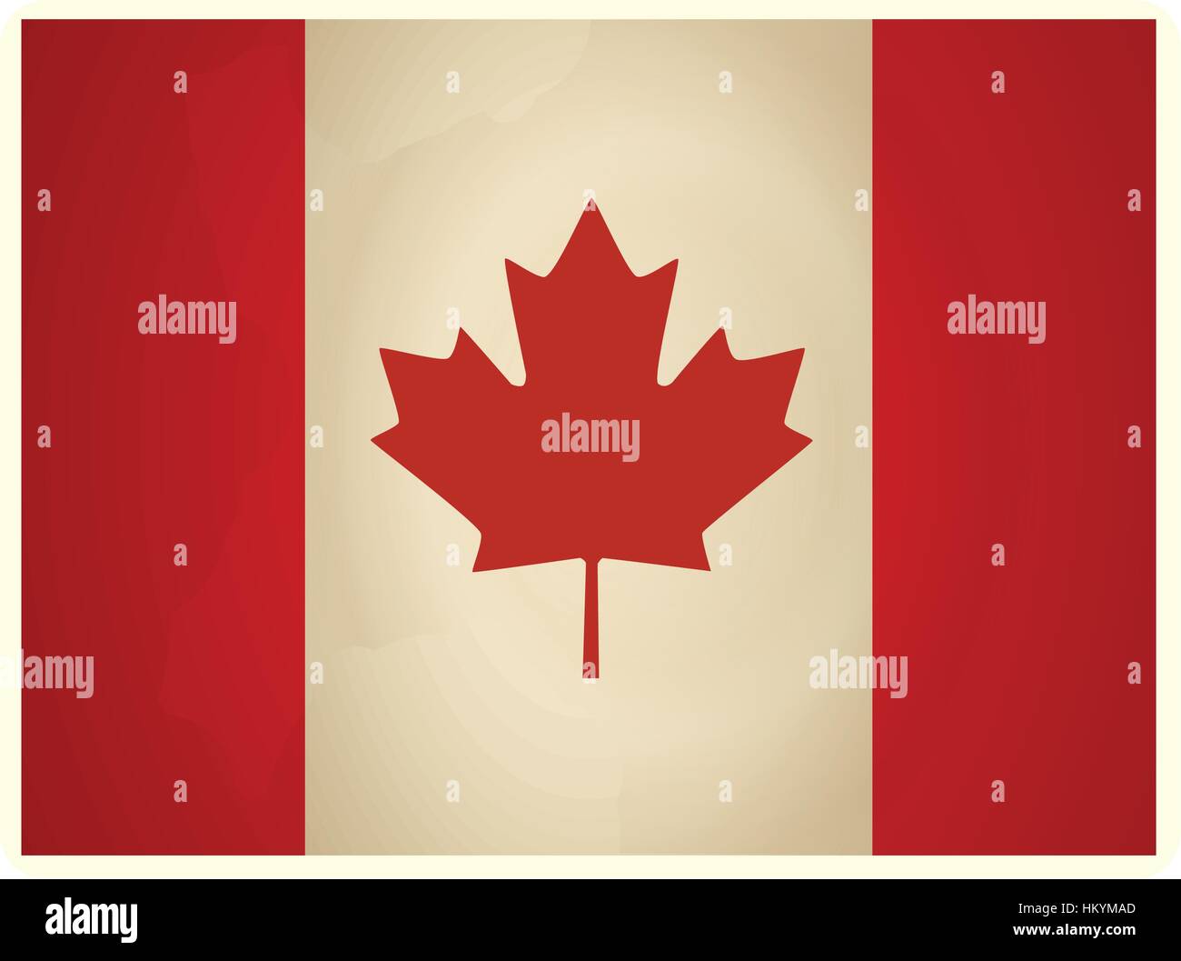 Vintage Canada Flag. Vector illustration Stock Vector Image & Art - Alamy