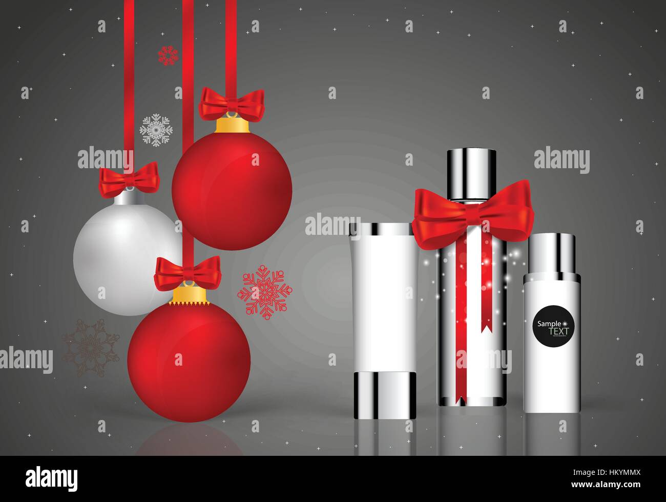 Cosmetics packaging, Holiday Gift. Vector illustration Stock Vector ...