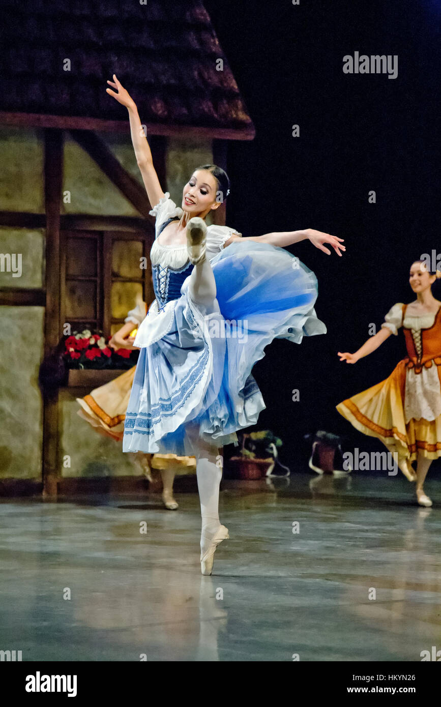 PRAGUE, CZECH REPUBLIC - APRIL 6: The Prague State Opera ballet ...