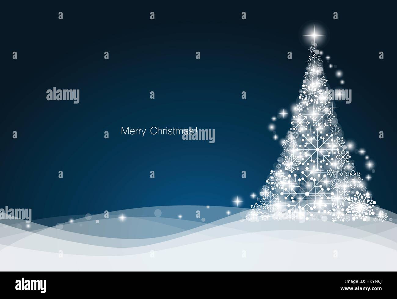 Christmas background with Christmas tree, vector illustration Stock ...
