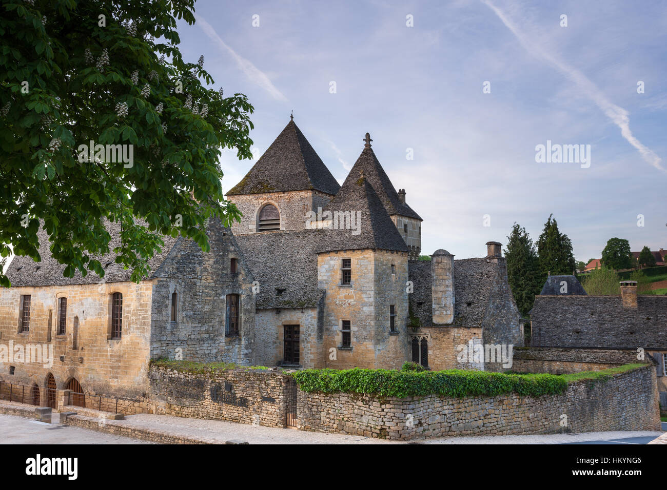Chateaux at St Genies Dordogne France Stock Photo - Alamy