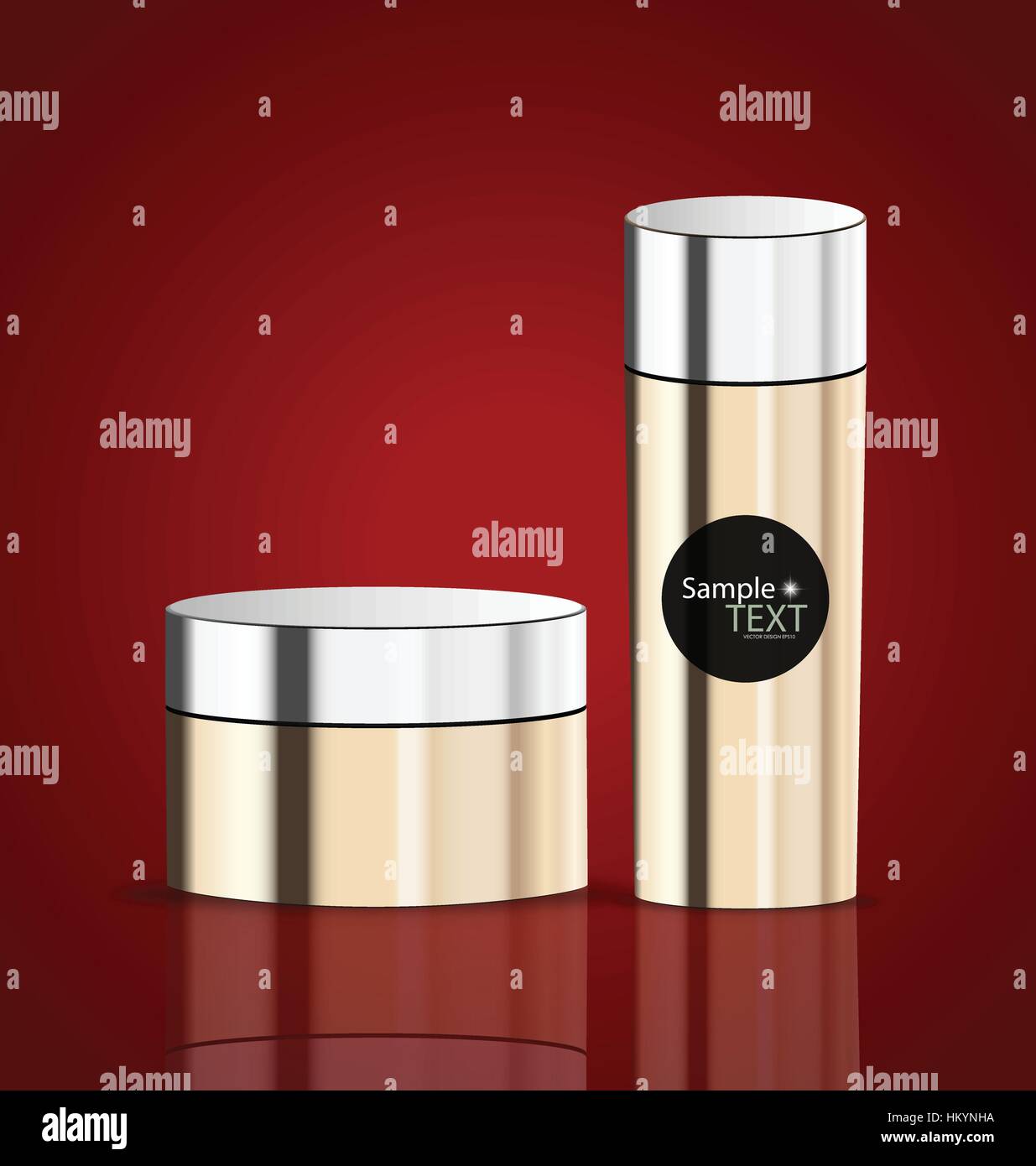 Cosmetics packaging, vector illustration Stock Vector Image & Art - Alamy