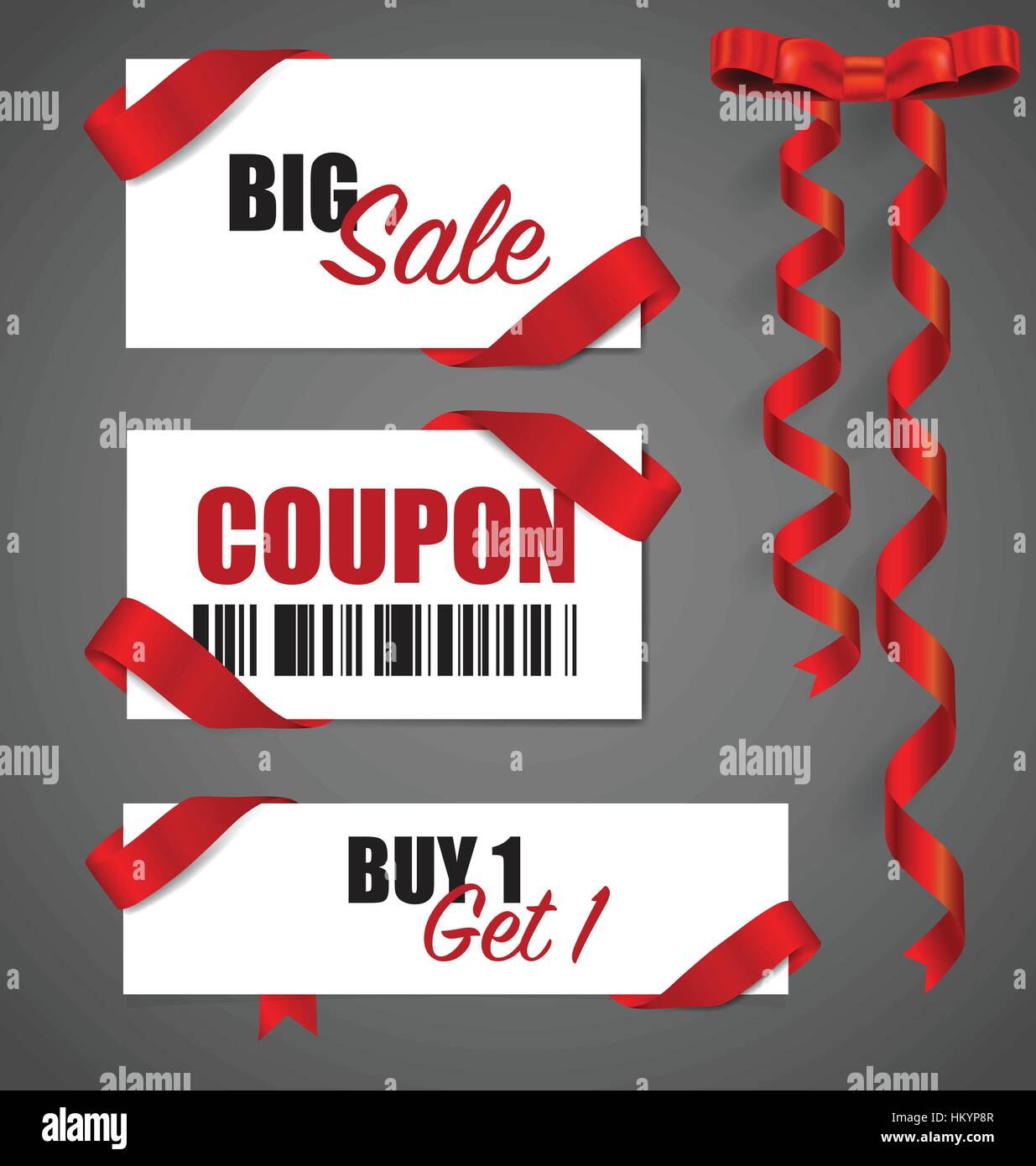 Price tag, sale coupon, voucher. Vector illustration Stock Vector Image ...
