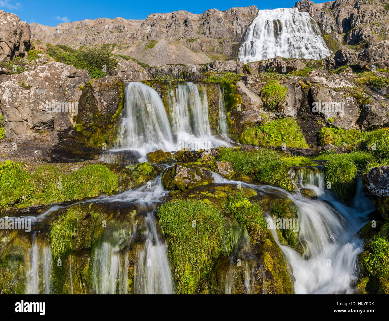 Waterfall fjallfoss on iceland Stock Photo - Alamy