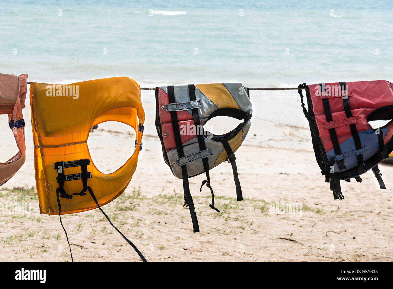Colorful life jacket hi-res stock photography and images - Alamy