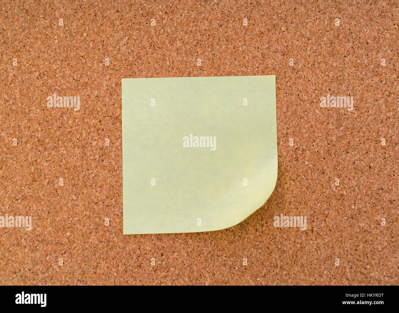Post it notes on cork board Stock Photo - Alamy