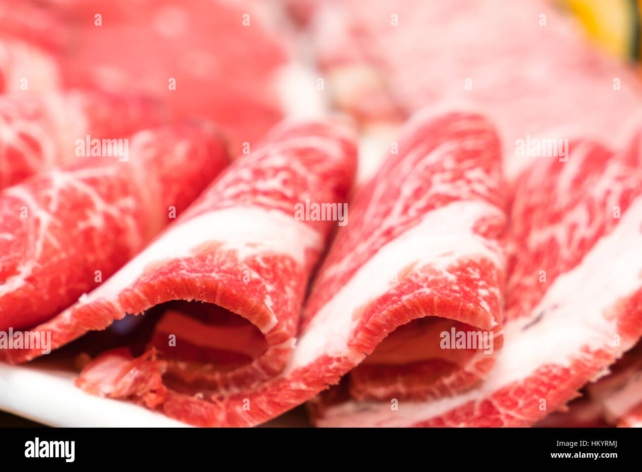 Raw fresh beef Stock Photo - Alamy
