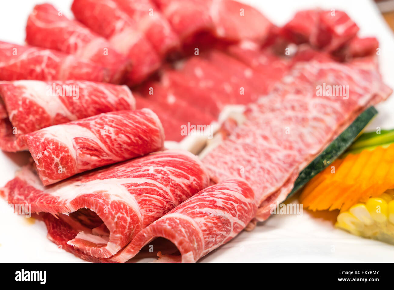 Raw fresh beef Stock Photo - Alamy