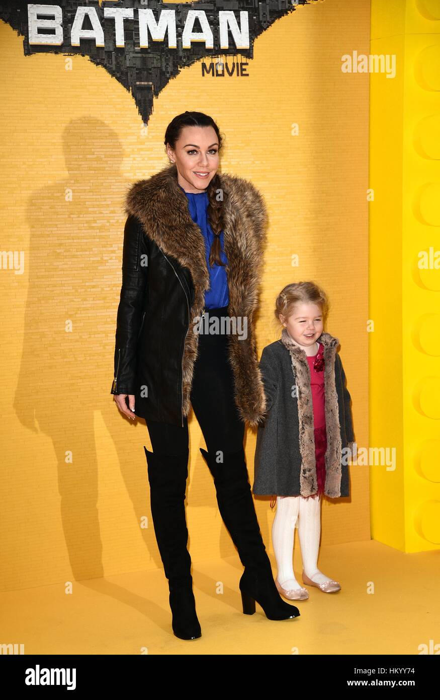 London, UK Michelle Heaton and Faith Hanley at The Lego Batman Movie ...