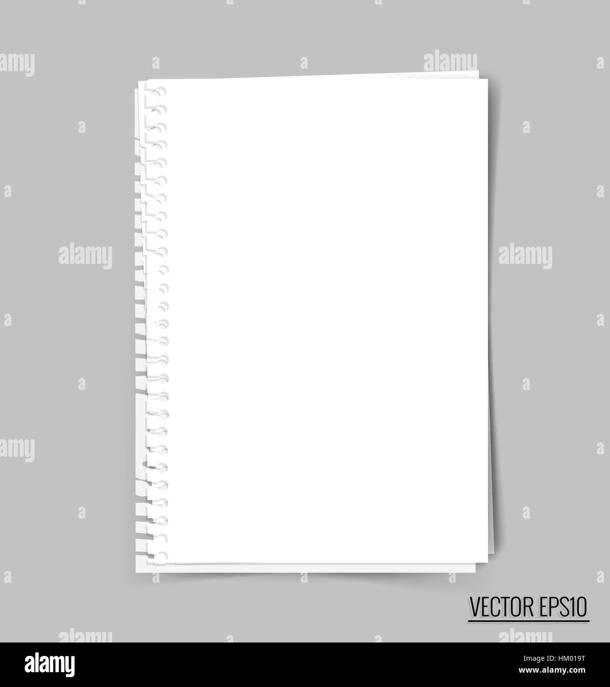 Collection of various white papers, ready for your message. Vector ...