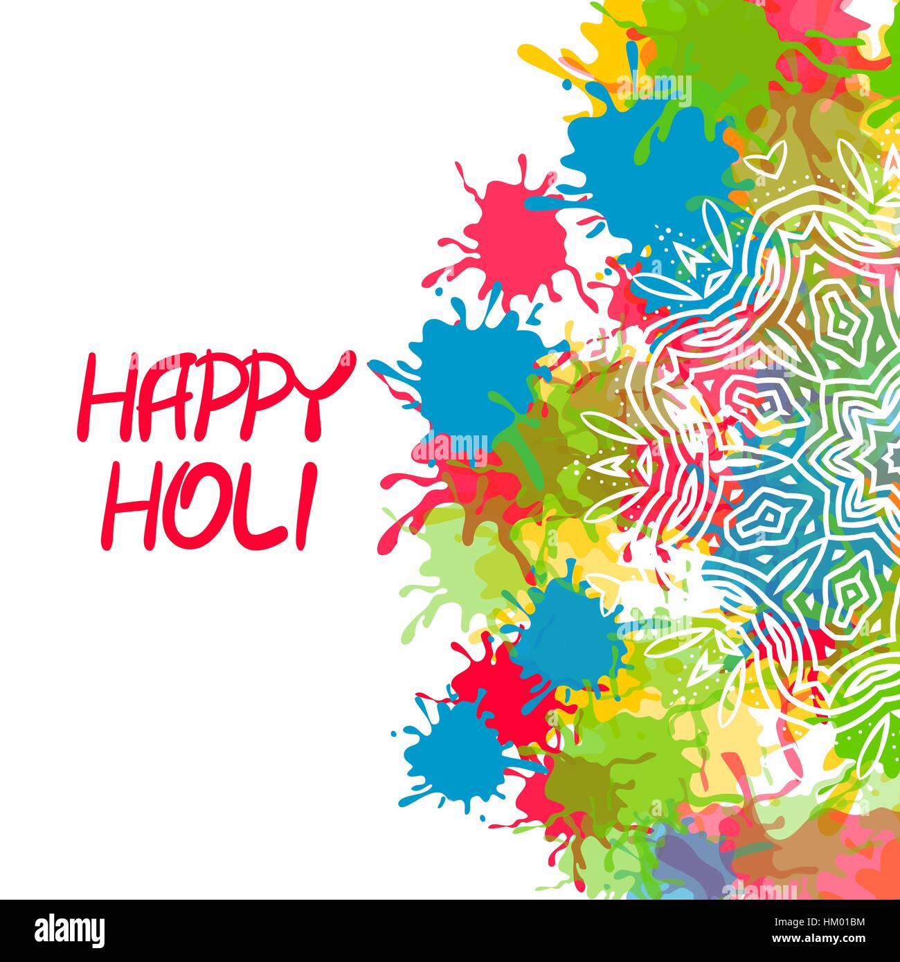 Indian festival Happy Holi Stock Vector Image & Art - Alamy
