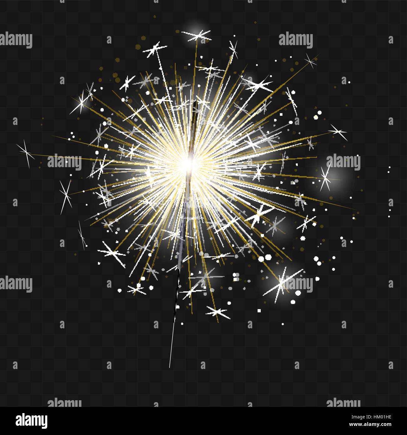 Abstract burning bengal light vector illustration Stock Vector Image ...