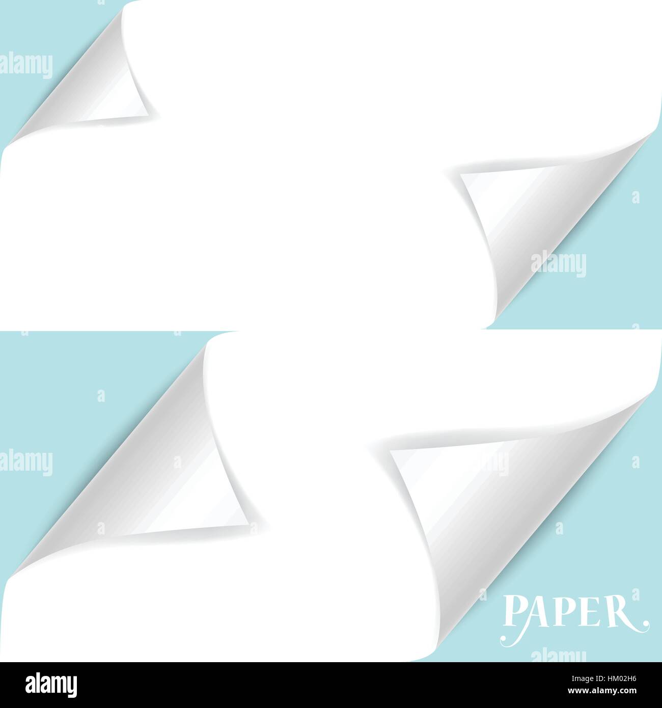 Paper Corner Folds. Vector illustration Stock Vector Image & Art - Alamy
