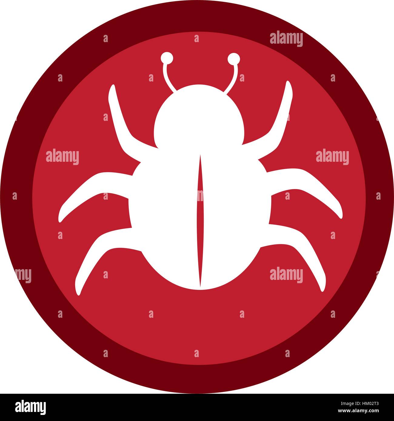 virus infection bug icon vector illustration design Stock Vector Image ...