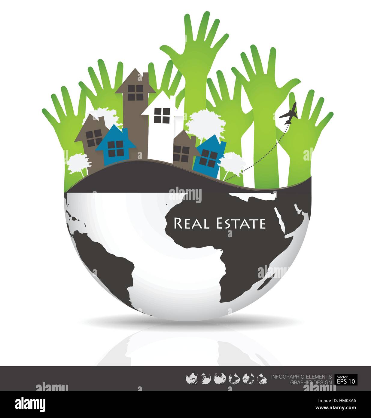 Real Estate House. Vector illustration Stock Vector Image & Art - Alamy