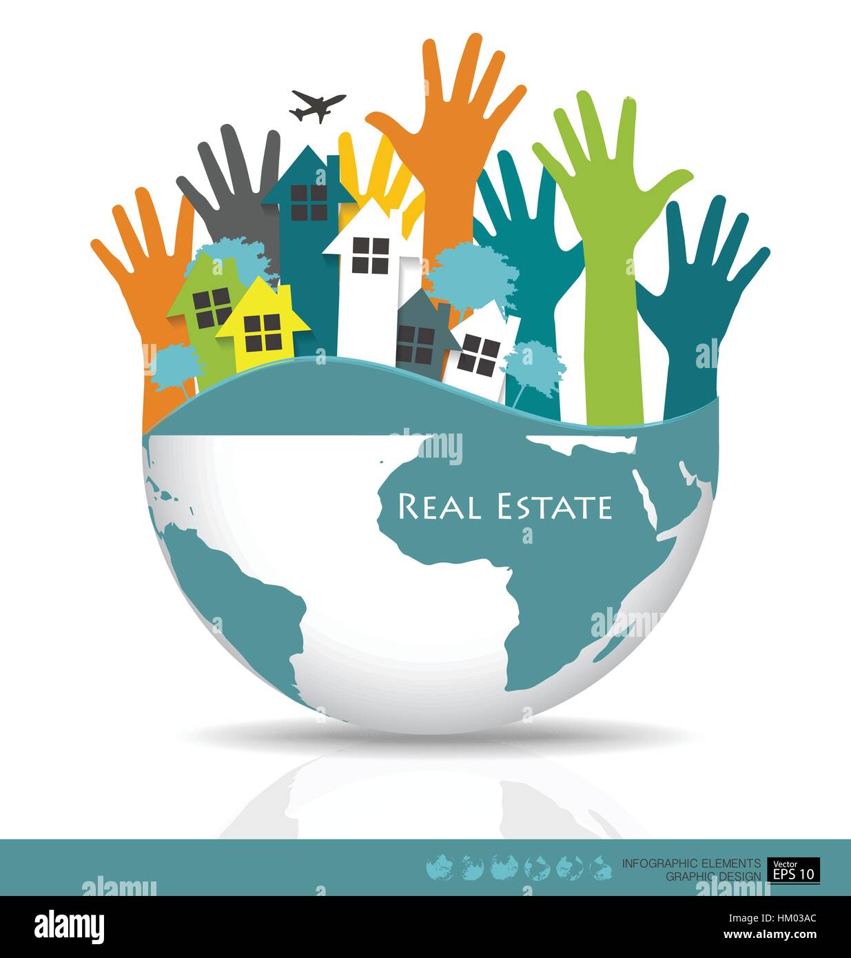 Real Estate House. Vector illustration Stock Vector Image & Art - Alamy