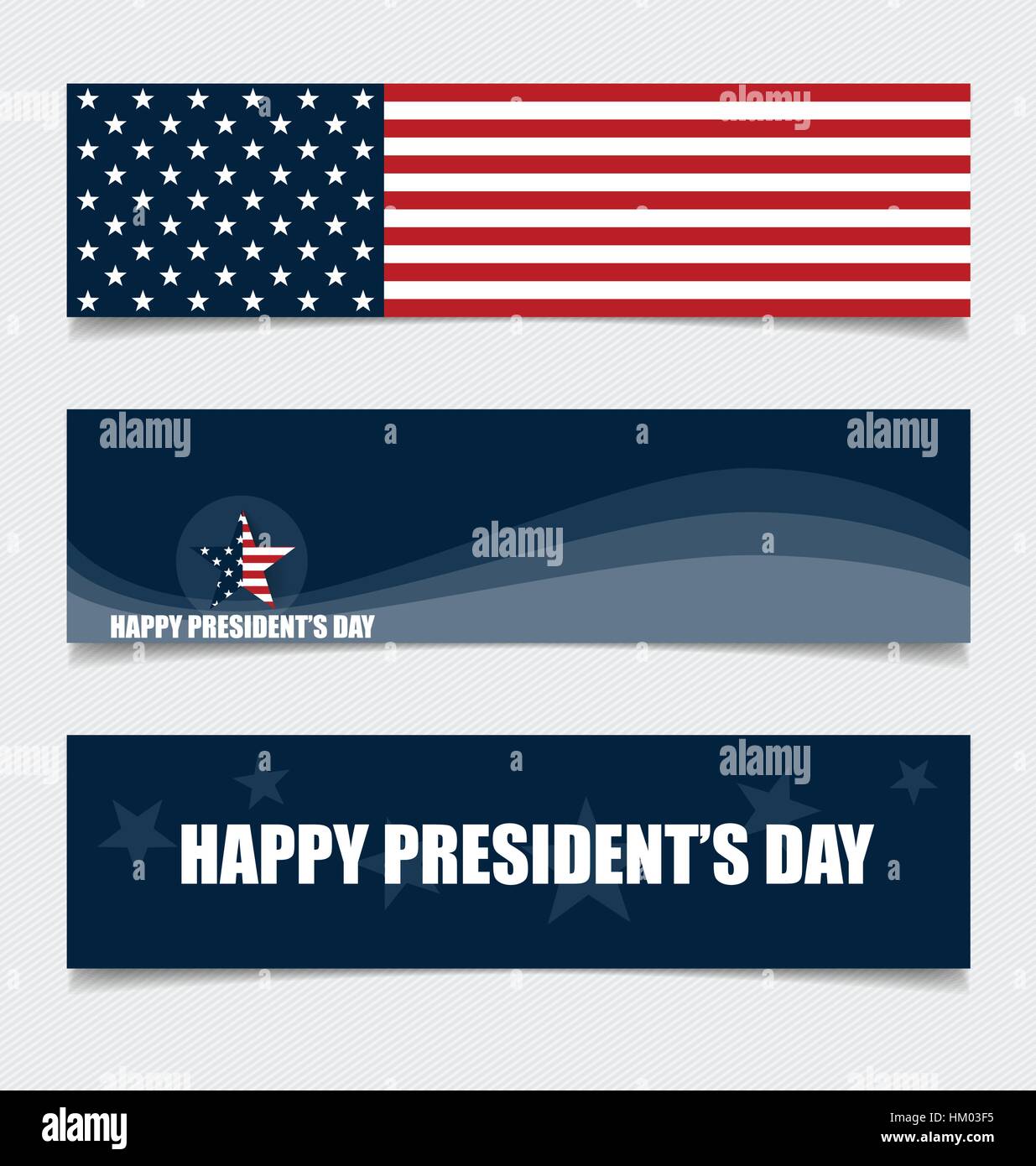 Happy Presidents Day. Presidents day banner illustration design with ...