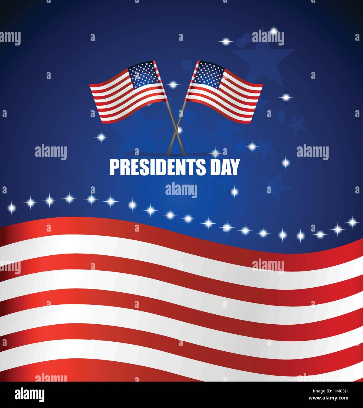 Happy Presidents Day. Presidents day banner illustration design with ...