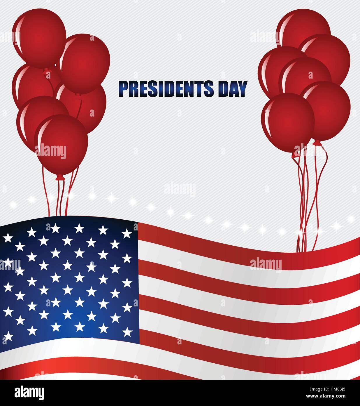 Happy Presidents Day. Presidents day banner illustration design with ...