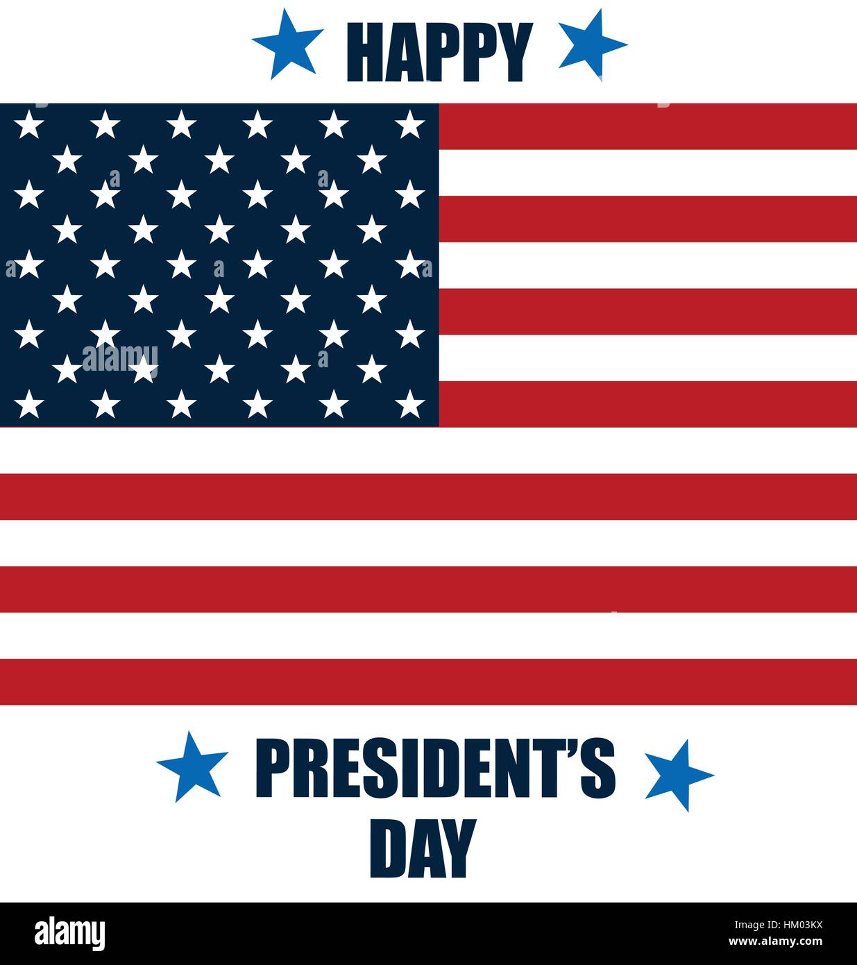 Happy Presidents Day. Presidents day banner illustration design with ...