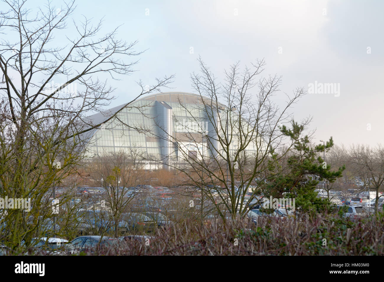 Xscape centre in Milton Keynes, England featuring an indoor ski slope ...