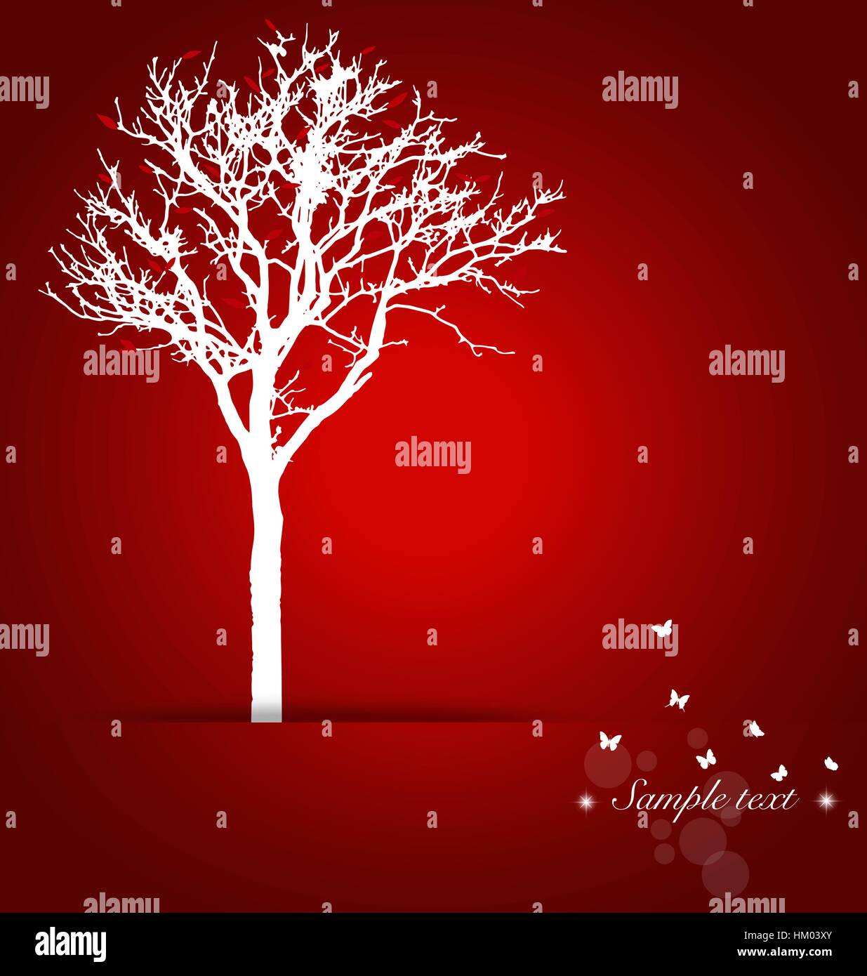 Abstract tree. Vector illustration Stock Vector Image & Art - Alamy