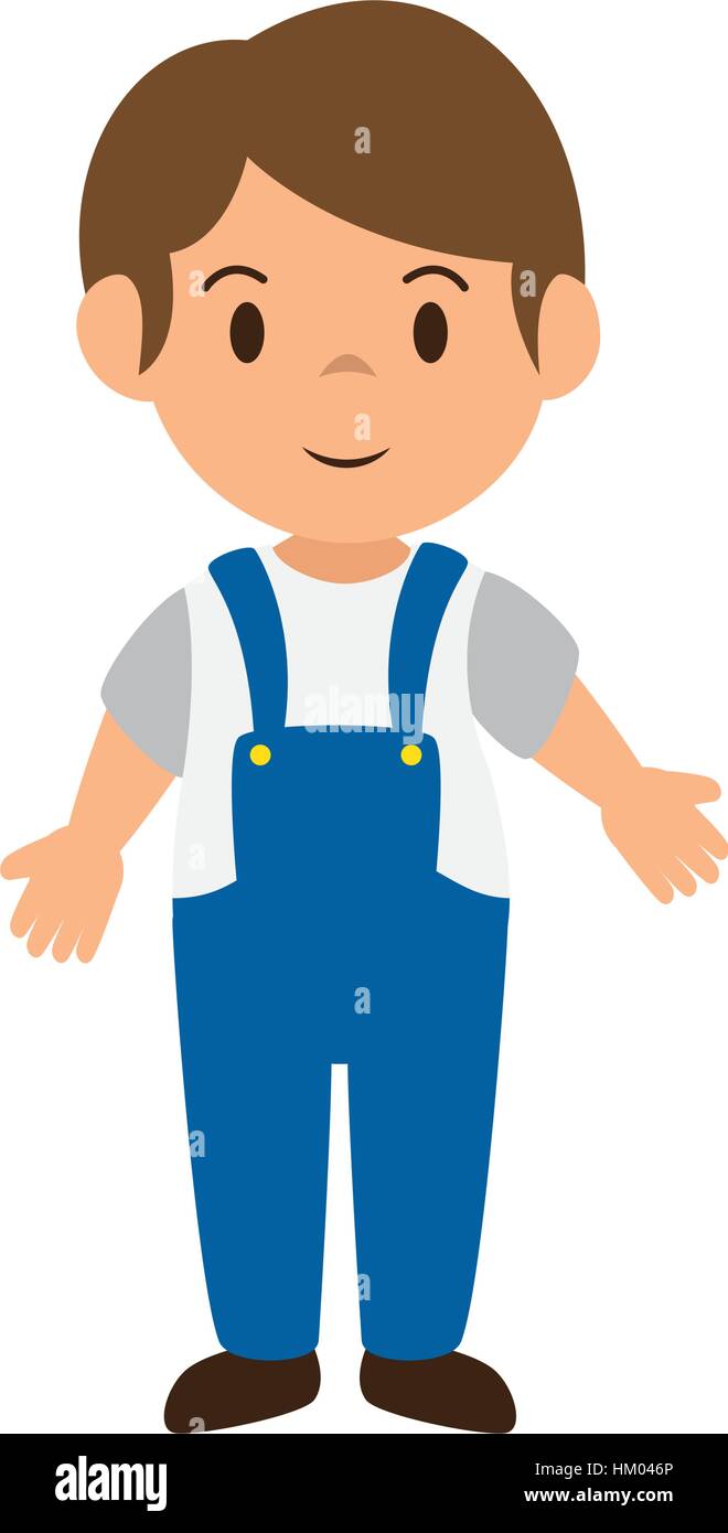 cute boy avatar character vector illustration design Stock Vector Image ...