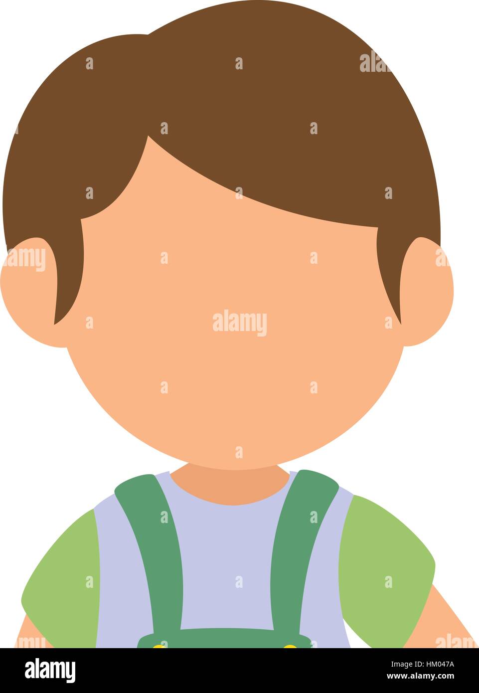 cute boy avatar character vector illustration design Stock Vector Image ...