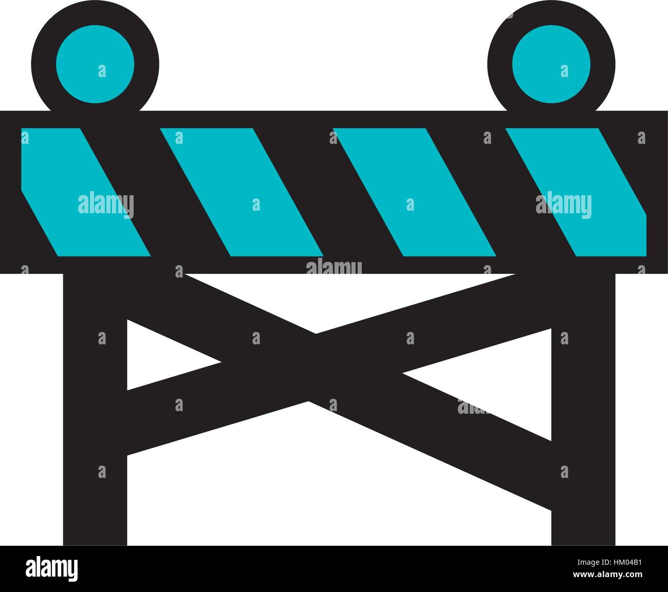 fence light construction sign vector illustration design Stock Vector ...