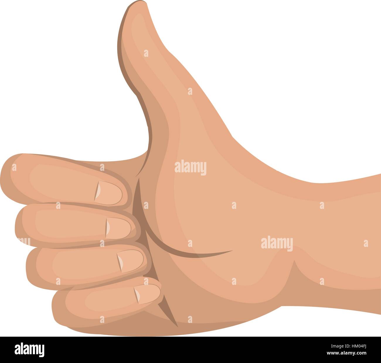 hand human like isolated icon vector illustration design Stock Vector ...